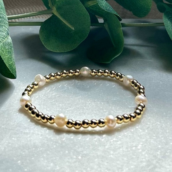 Pearl Bead Bracelet - Etsy