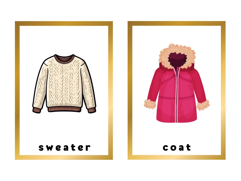 Fashionable Flashcards | Kids' Digital Flashcards, Learning Flashcard ...