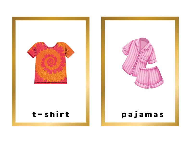 Fashionable Flashcards | Kids' Digital Flashcards, Learning Flashcard ...