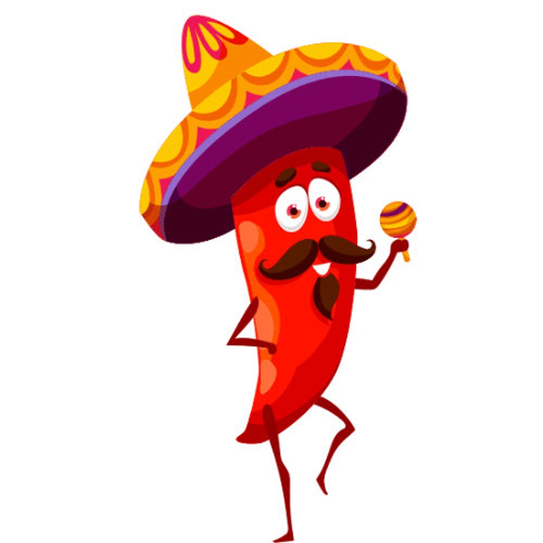 Chili Man PNG - Etsy