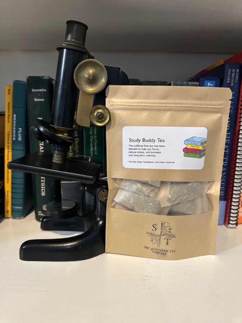 Study Buddy Tea and Total Recall Tea Concentration Tea, Herbal Focus ...