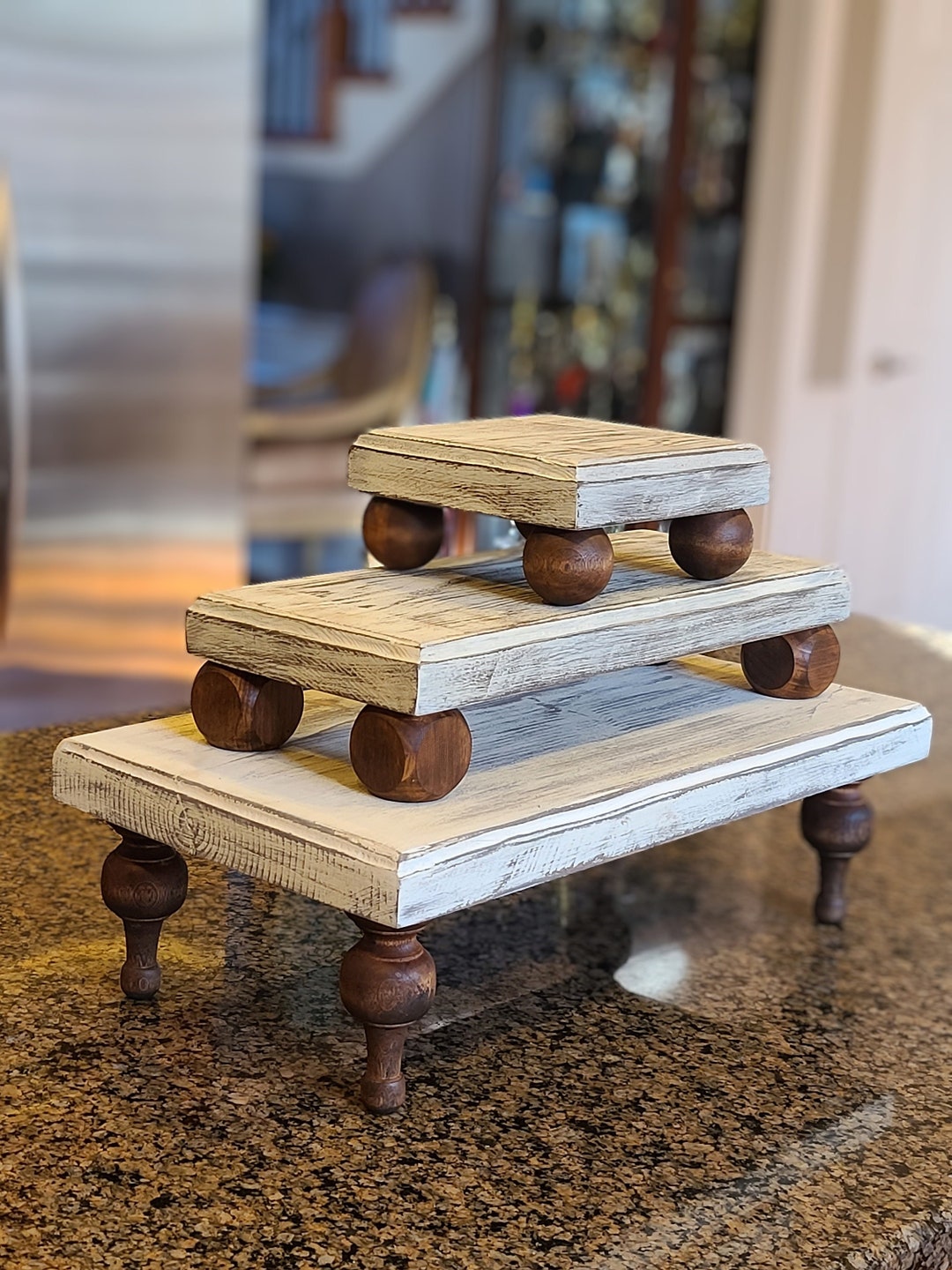 Decorative Risers, Wooden Stand Display/risers Decor for Tabletop Use ...