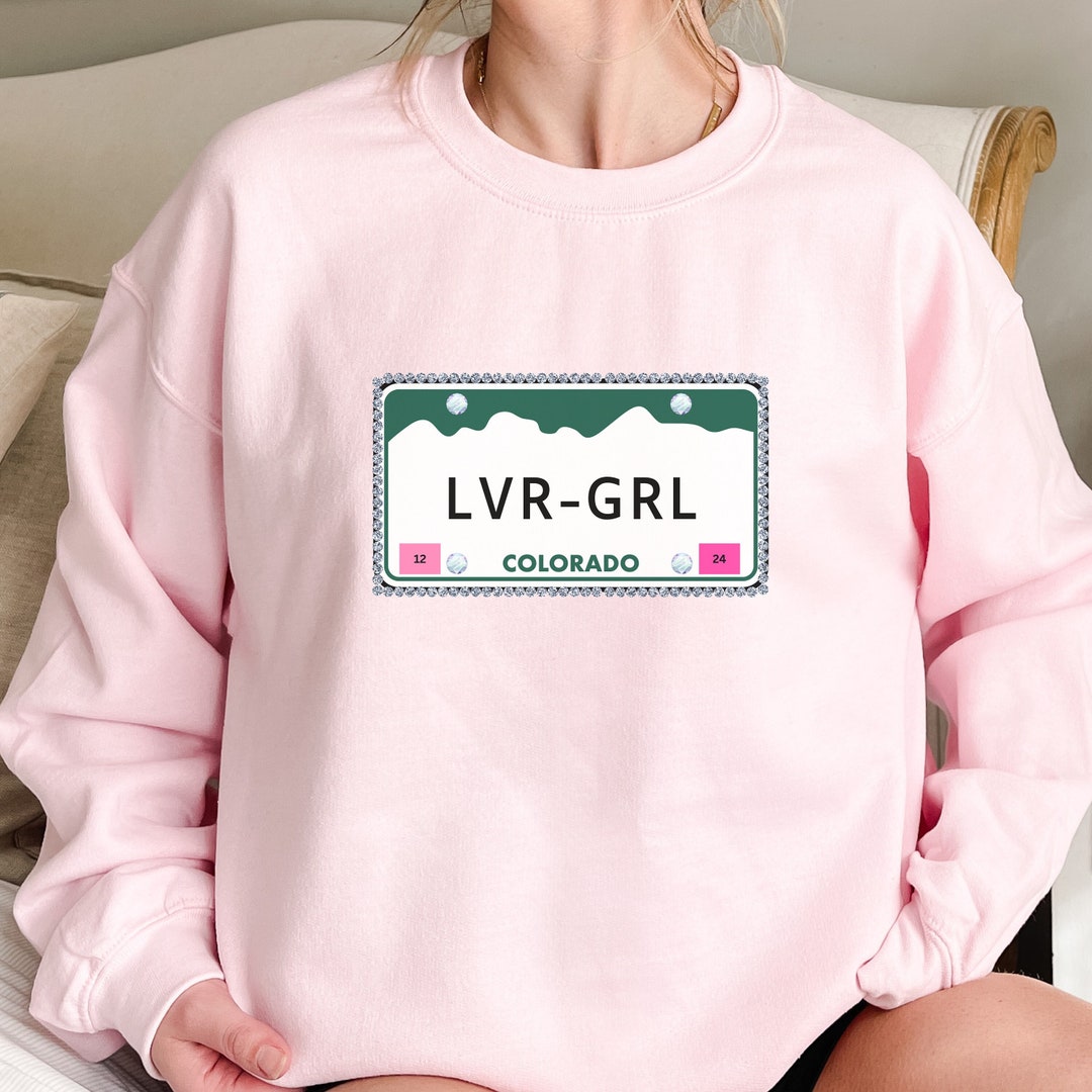 Lover Girl License Plate Sweatshirt | Cute Sweatshirt | Trendy Shirt ...