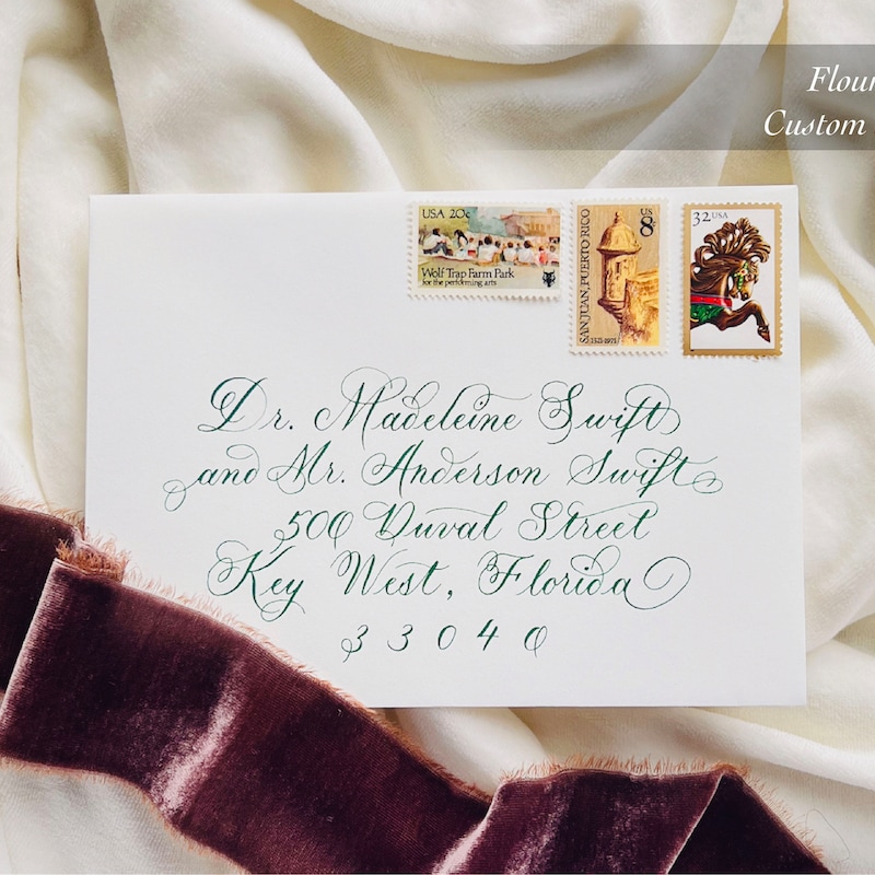 Calligraphy Envelope - Etsy