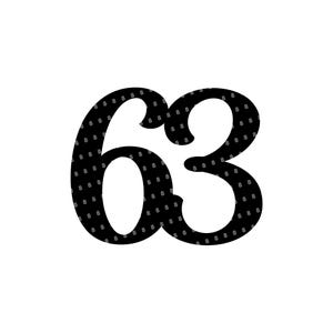 Happy 63rd Birthday Sign Cake Topper SVG Bundle Prost auf 63 Jahre ...