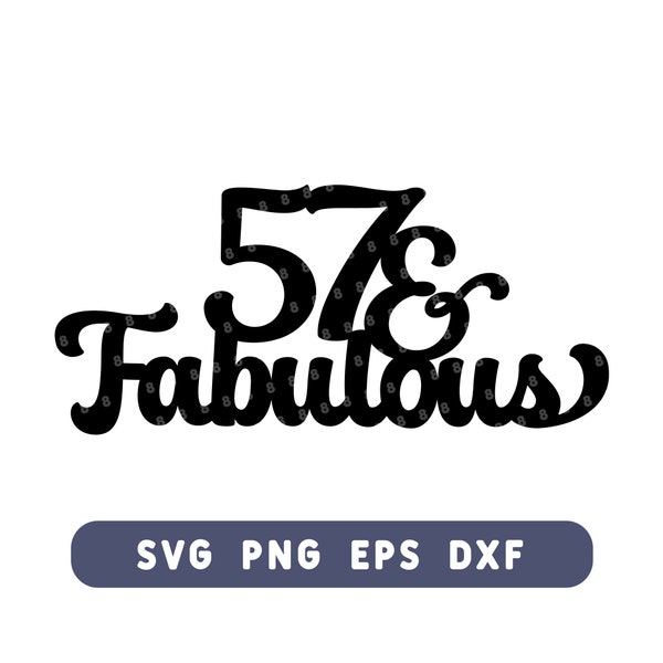 57th Birthday Cake for Women - Etsy