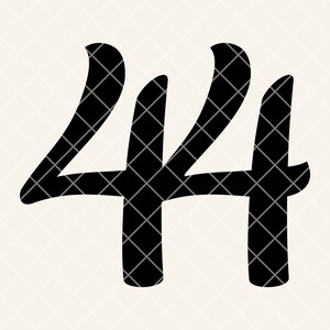 Happy 44th Birthday Sign Cake Topper SVG Bundle Cheers to 44 Years Cut ...