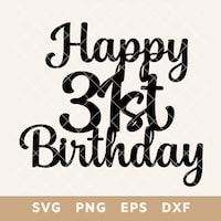 31st Birthday - Etsy