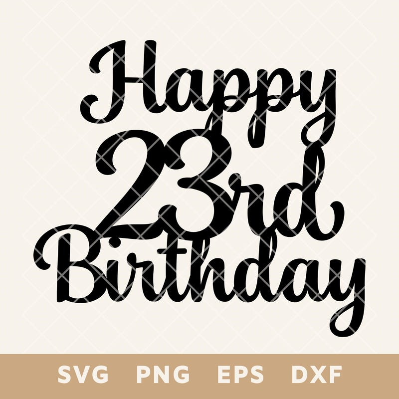 23 Cake - Etsy