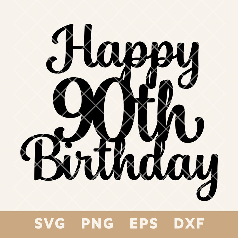 90th Birthday Sign - Etsy