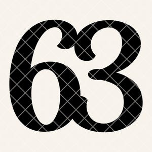 Happy 63rd Birthday Sign Cake Topper SVG Bundle - Cheers to 63 Years ...