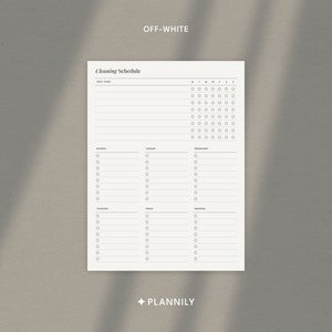 Cleaning Schedule, Cleaning Checklist, Chore Chart Digital Planner ...