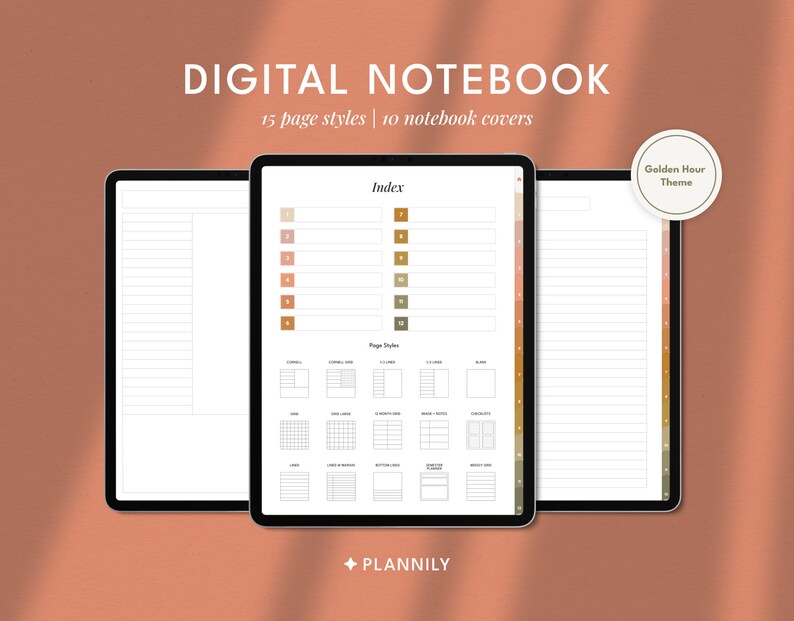 Digital Notebook, Goodnotes Notebook, Student Notebook, iPad Notebook ...