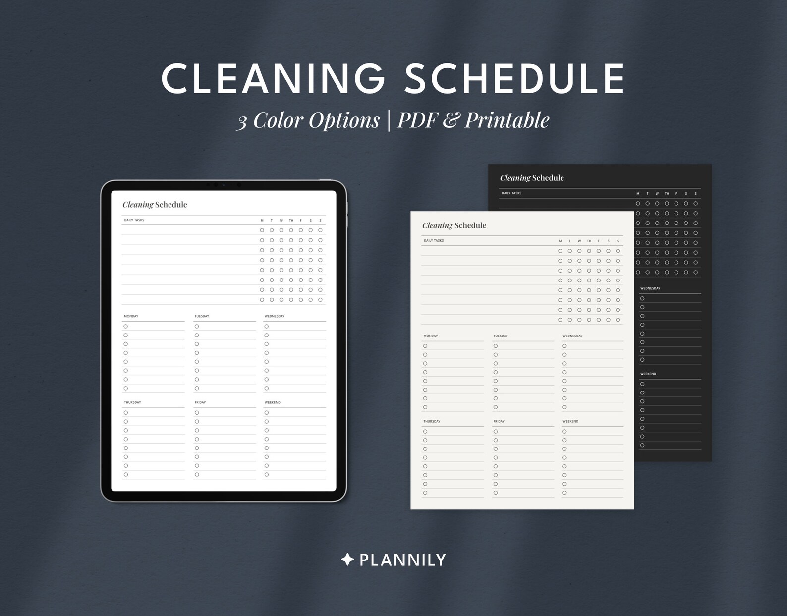 Cleaning Schedule, Cleaning Checklist, Chore Chart Digital Planner ...