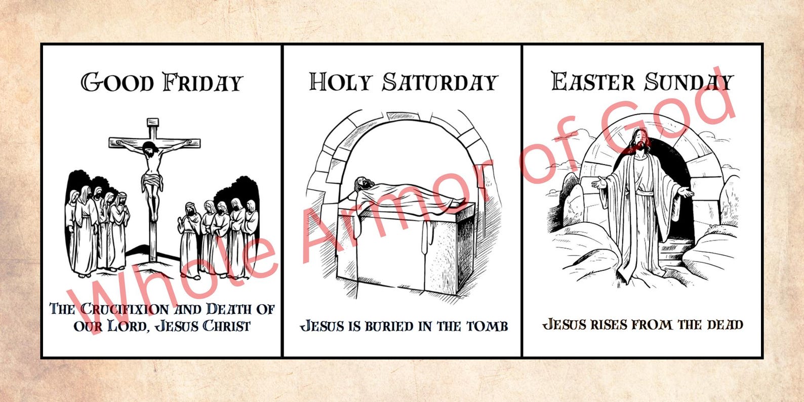 Holy Week Coloring Pages, 9 Catholic Coloring Pages, Printable Easter ...
