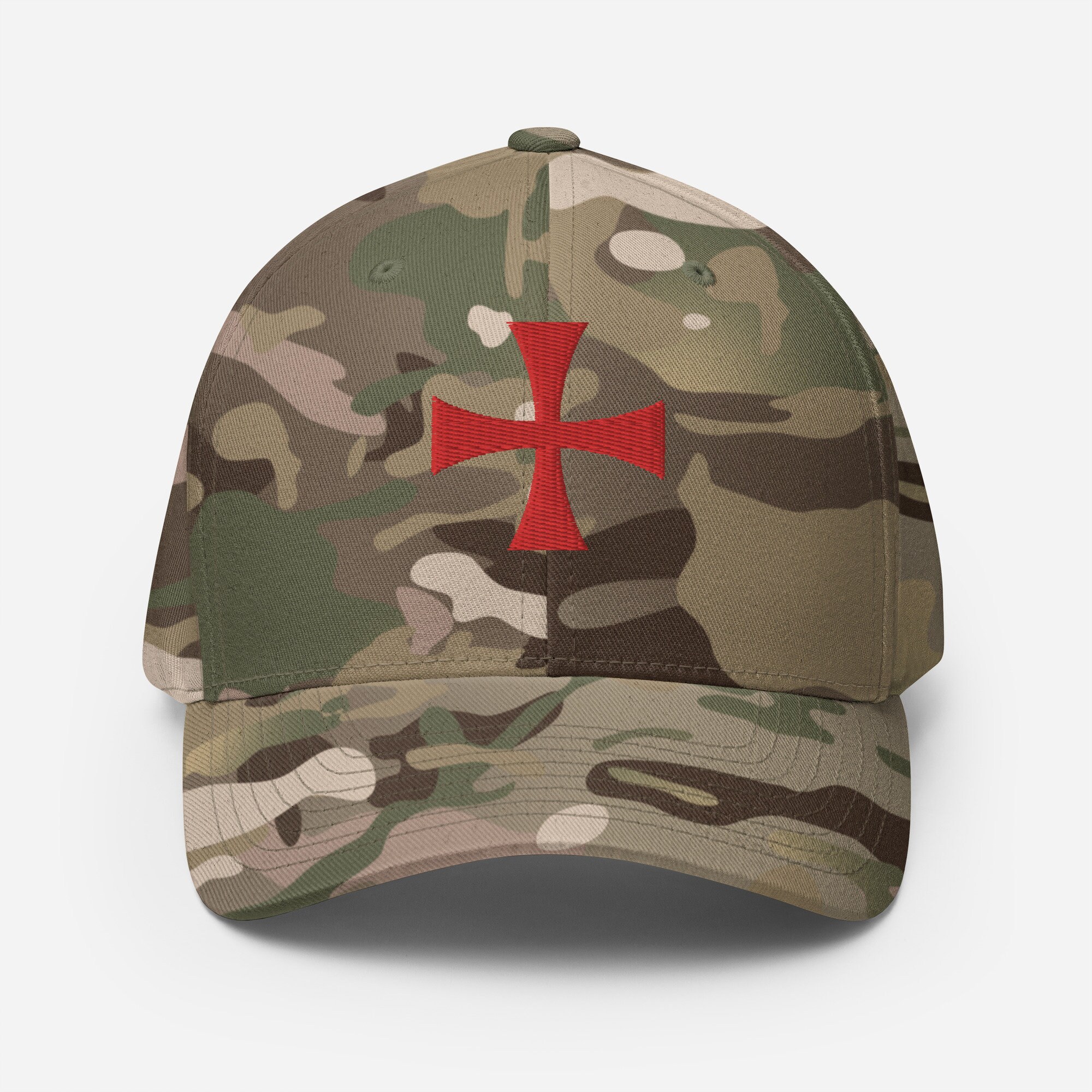 Armor of God Flexfit Hat, Red Cross, Crusader Cross, Ephesians 6, Bible ...
