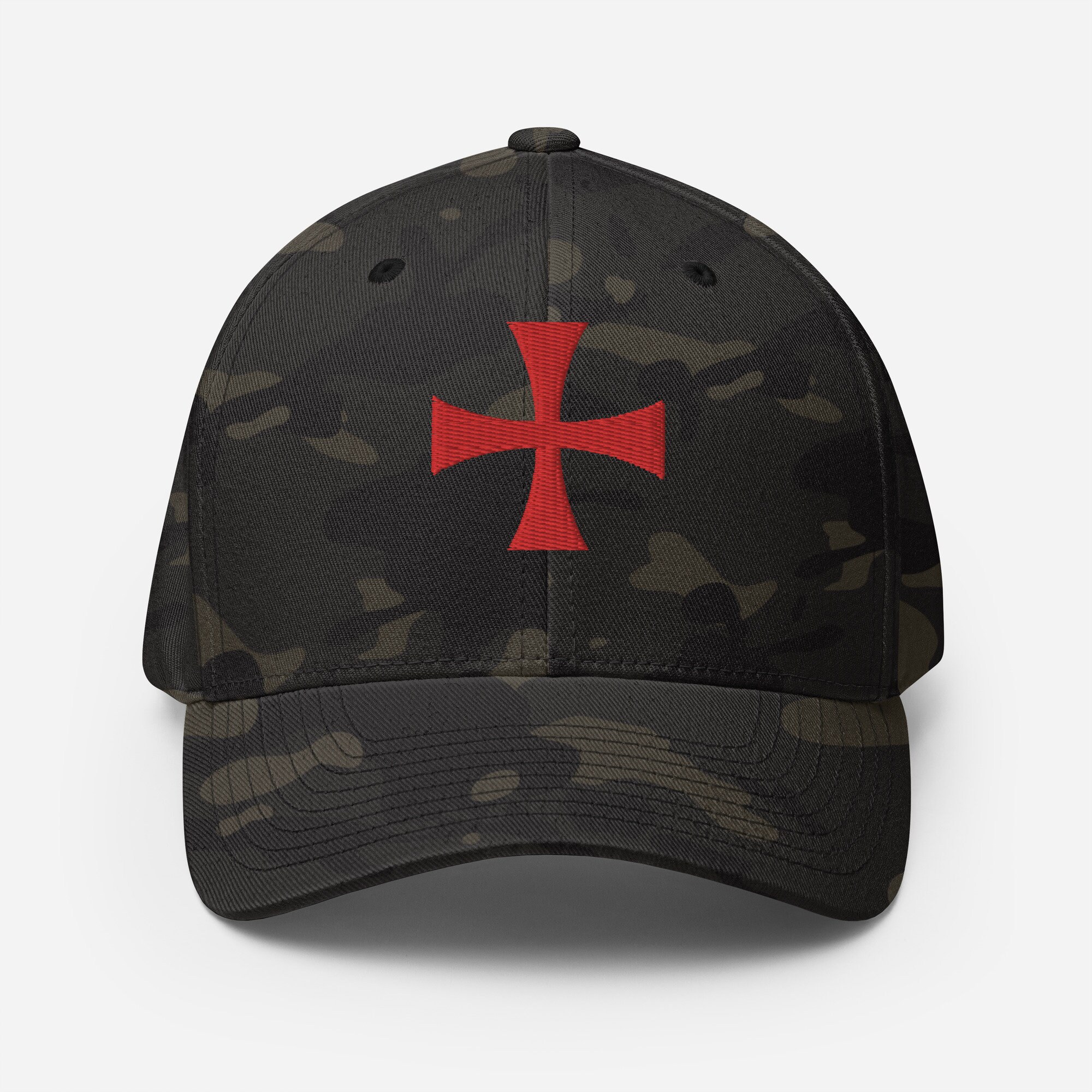 Armor of God Flexfit Hat, Red Cross, Crusader Cross, Ephesians 6, Bible ...