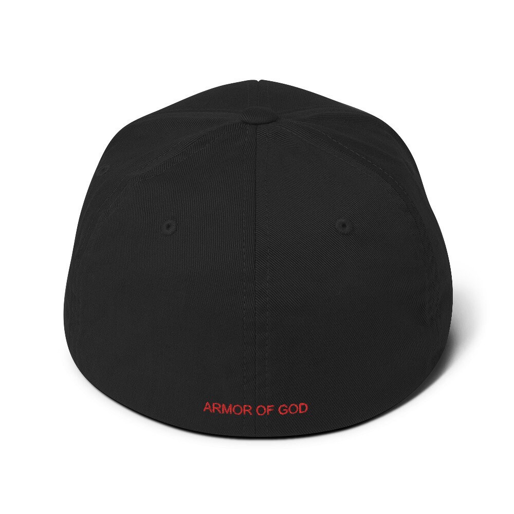 Armor of God Flexfit Hat, Red Cross, Christian, Catholic, Crusader ...