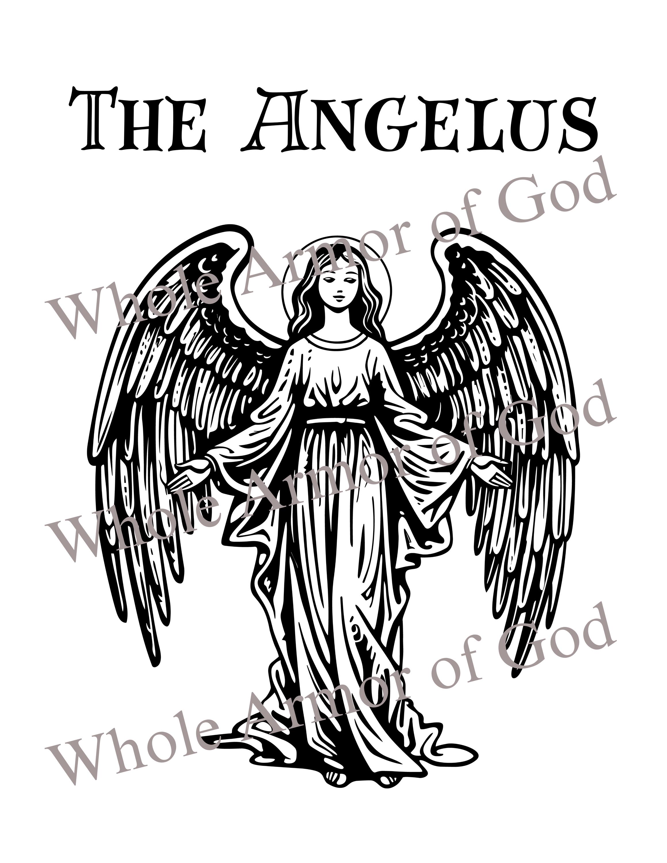 Catholic Coloring Pages, Set of 6 Angelus Coloring Pages, Printable ...