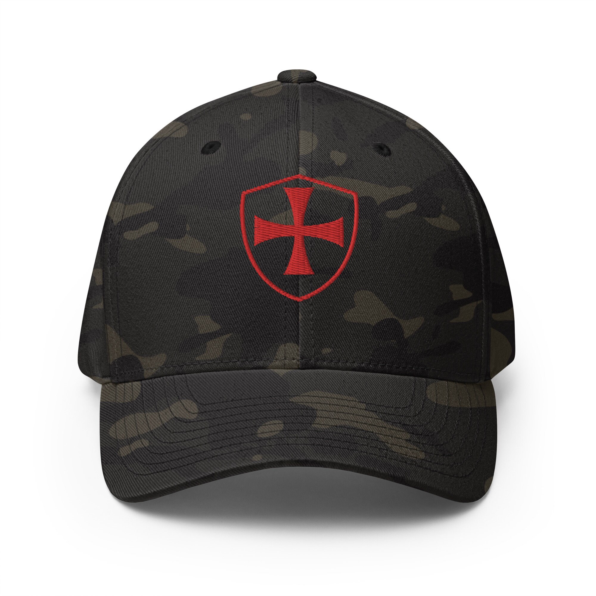 Armor of God Flexfit Hat, Red Cross, Christian, Catholic, Crusader ...