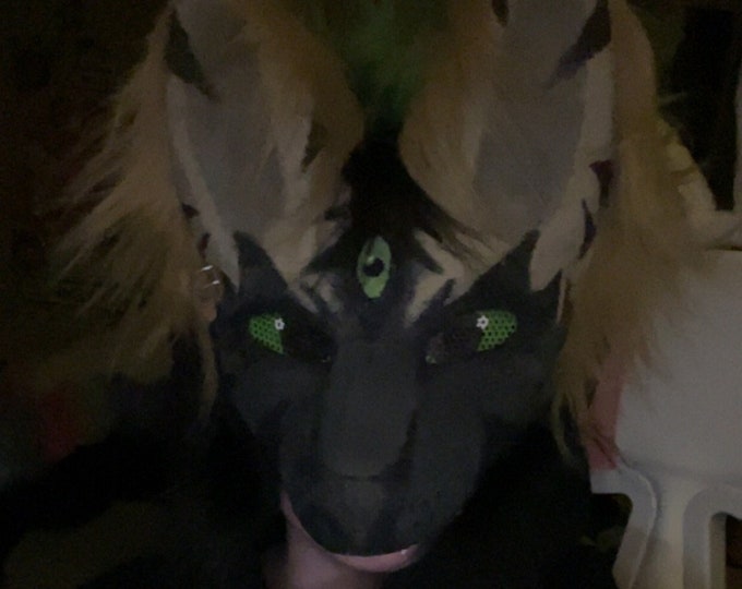 Striped Hyena Therian Mask!! - Etsy