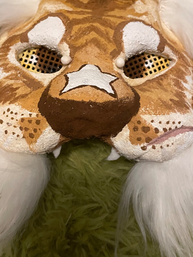 Golden Tiger Therian Mask - Etsy
