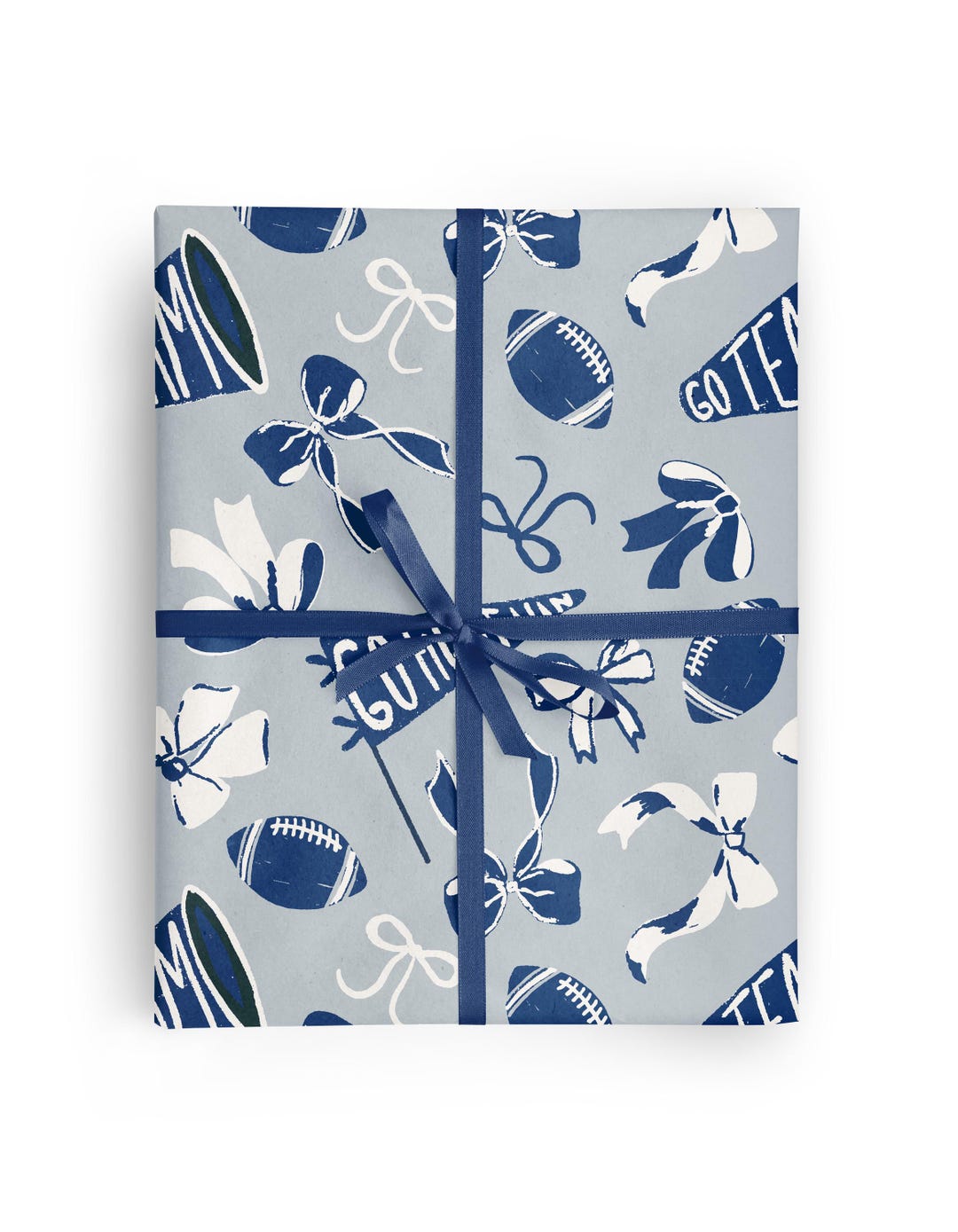 Custom Team Colors Football Wrapping Paper: Birthday, Holiday - Etsy