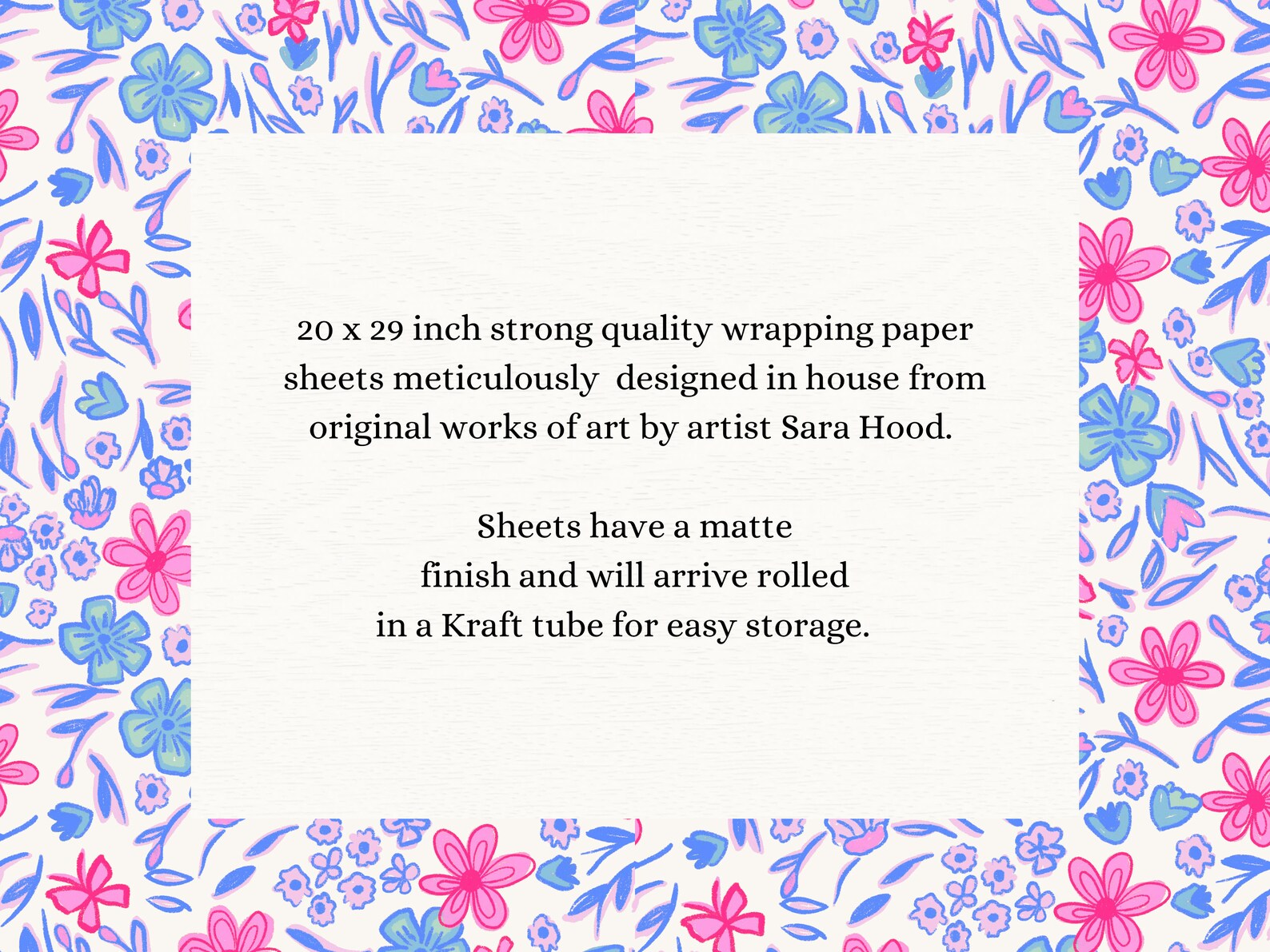 Gingerbread and Pink Bow Christmas Watercolor Wrapping Paper, Gift Wrap ...