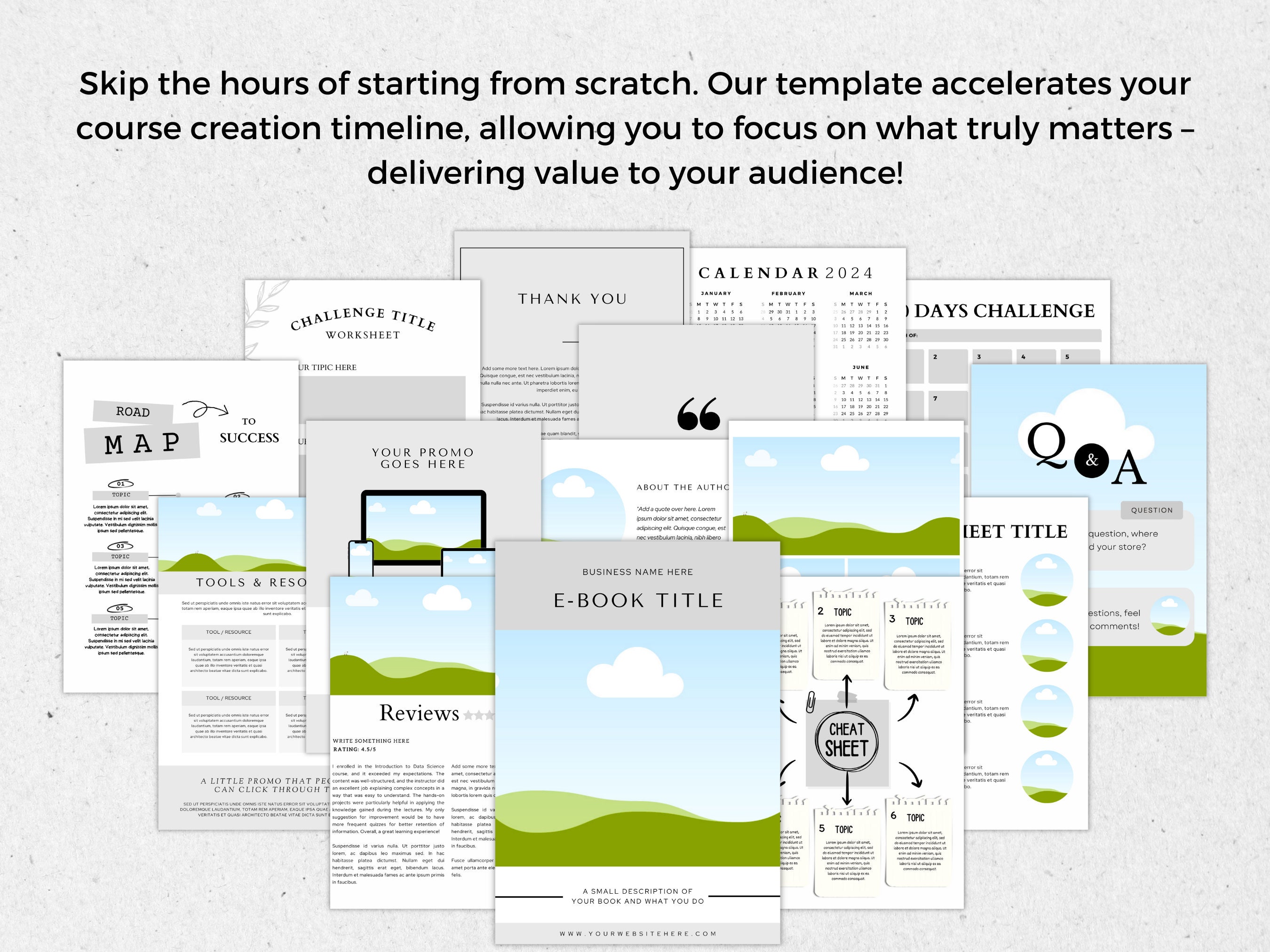 Ebook Template, Coaching Book Template, Handbook Canva Coaching, Lead ...