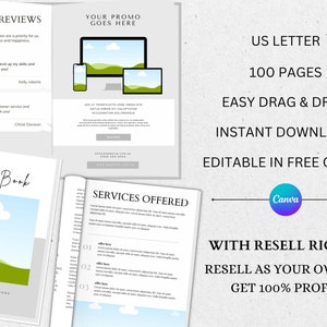 Ebook Template, Coaching Book Template, Handbook Canva Coaching, Lead ...