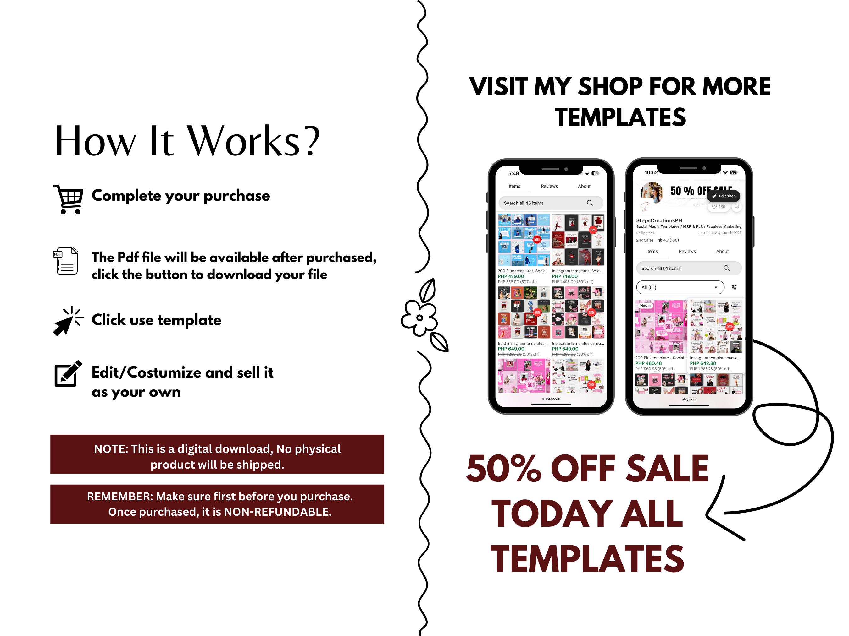 Maroon Instagram Carousel Templates, Carousel Templates, Carousel ...