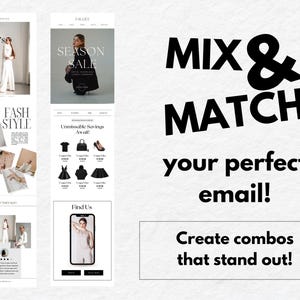 Fashion Email Templates, Email Marketing, Fashion Template, Canva Email ...