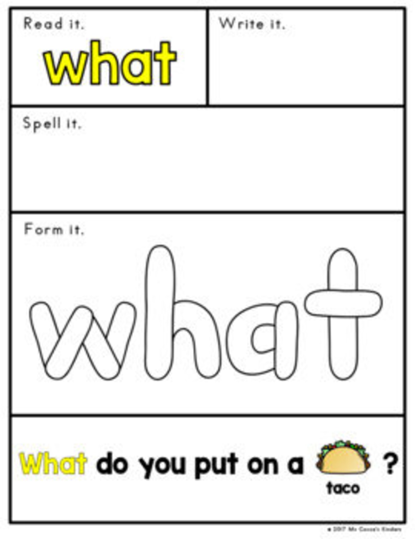 Sight Word Success: Practice Mats Bundle for Skill Building - Etsy