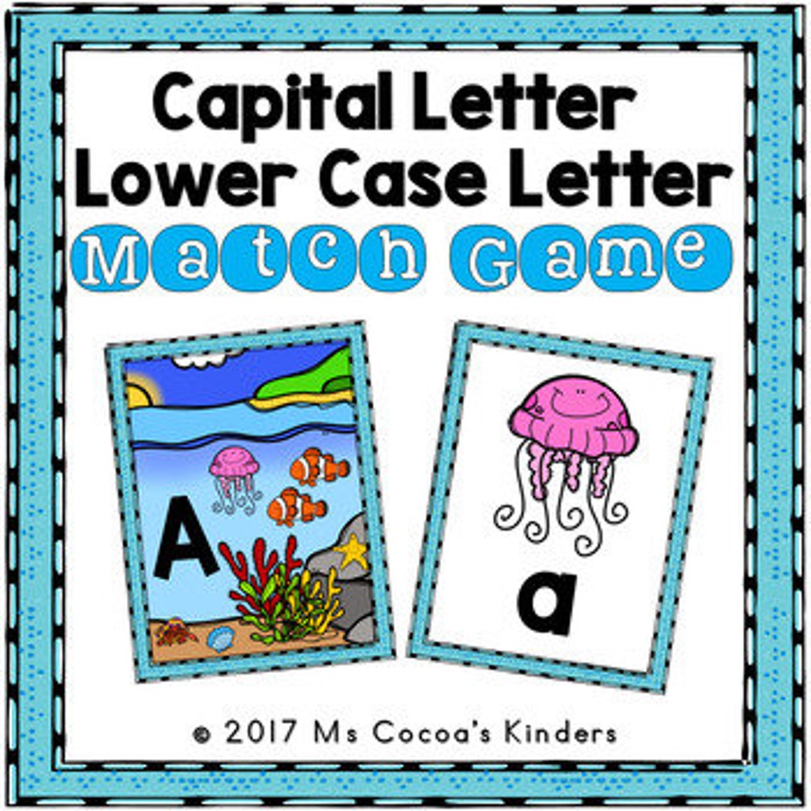 Alphabet Match Adventure: Animal Habitat Bundle - Capital and Lowercase ...
