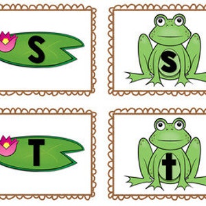 Froggy Letters: Capital and Lowercase Letter Match Game - Etsy