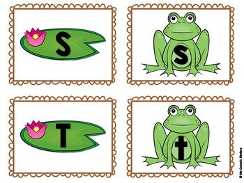 Froggy Letters: Capital and Lowercase Letter Match Game - Etsy