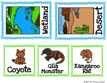 Discover Habitats: Animal Habitat Sort With Cut-and-paste Practice ...