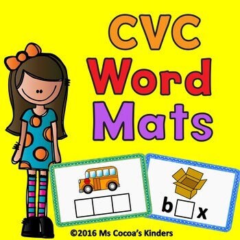 CVC Word Mastery: Interactive Word Mats for Learning - Etsy