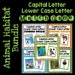 Alphabet Match Adventure: Animal Habitat Bundle - Capital and Lowercase ...