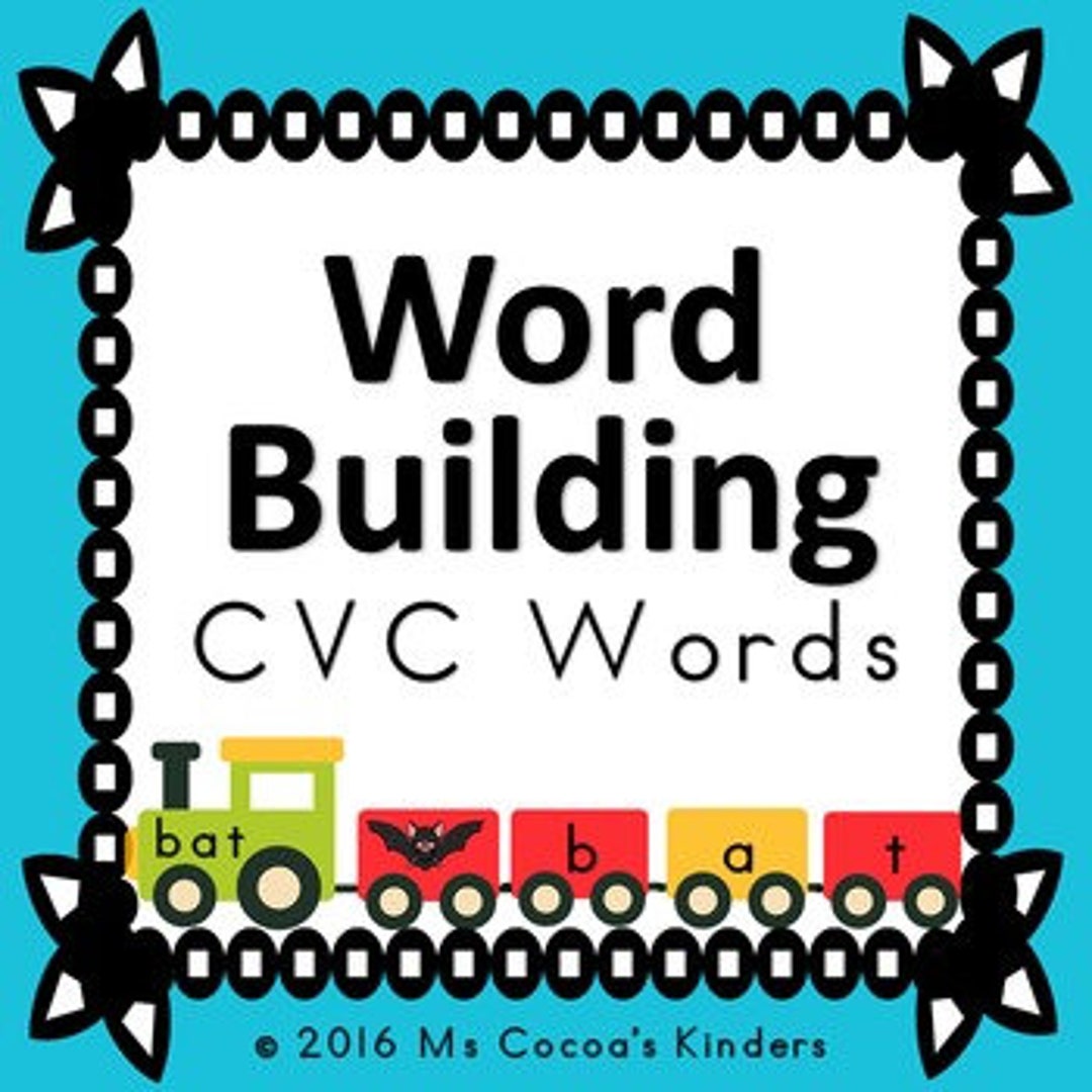CVC Train Adventure: Word Building With CVC Words - Etsy