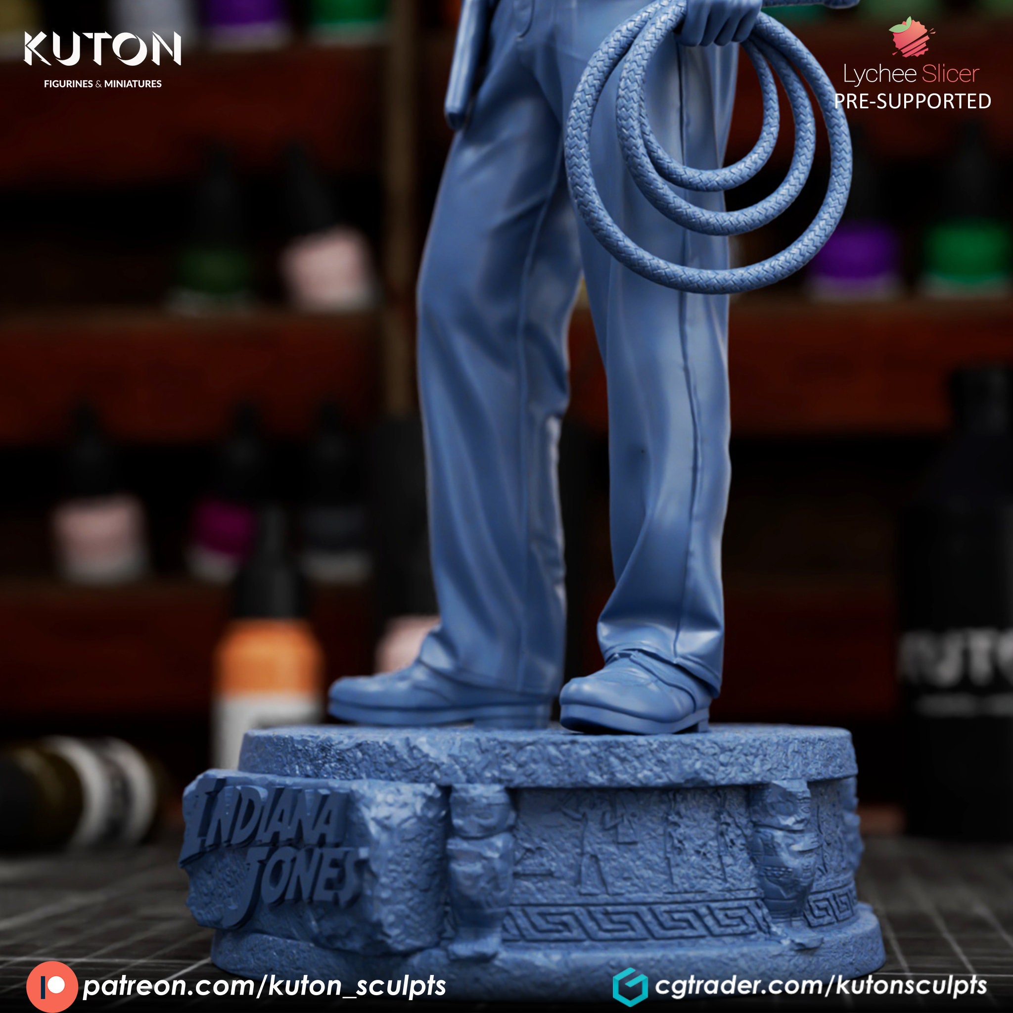 Male Archeologist Display Figure, SFW Miniature, Resin Sculpture ...