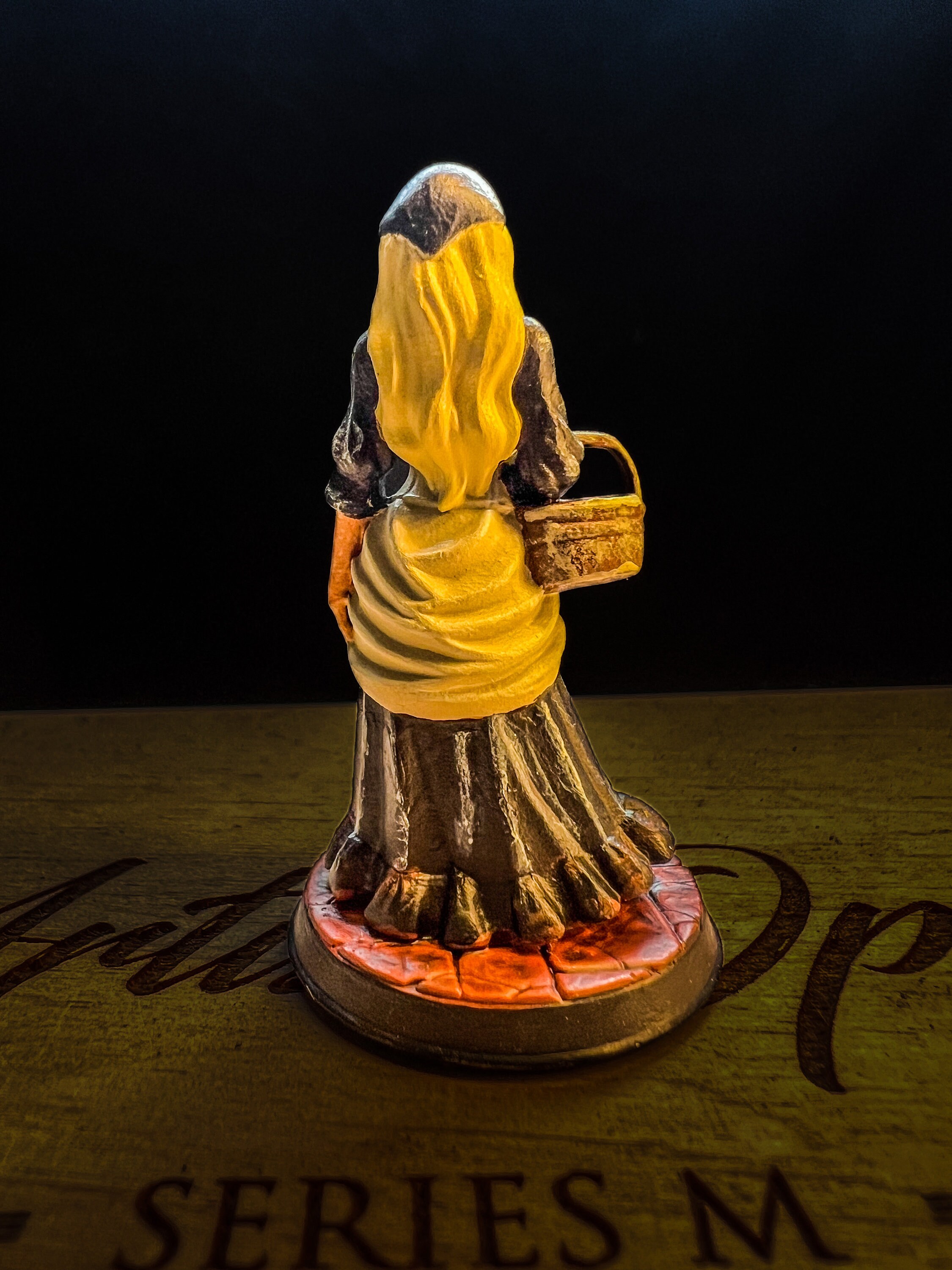 Hand Painted Towns Folk Girl Pinup Miniature, SFW Mini, 32mm, Painted ...