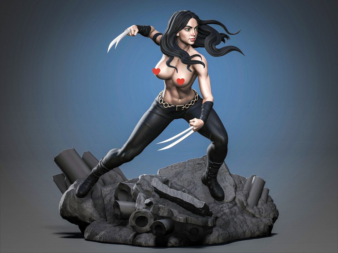 Female Fighter Pinup Figure Nsfw Miniature Female Resin Etsy