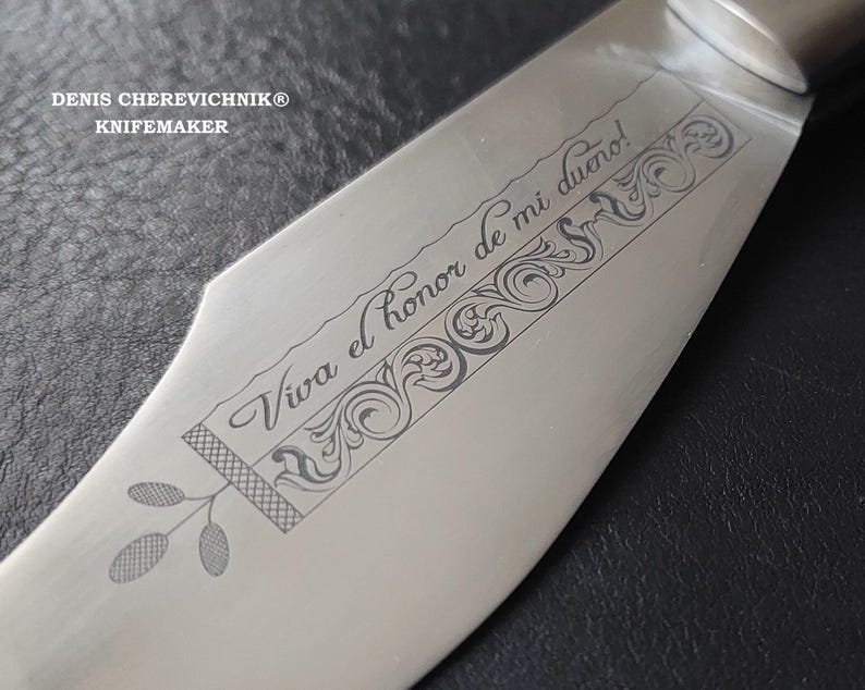 Cuchillo Navaja Flamenco Capaora Español Cachas Genuinas de Roble de ...