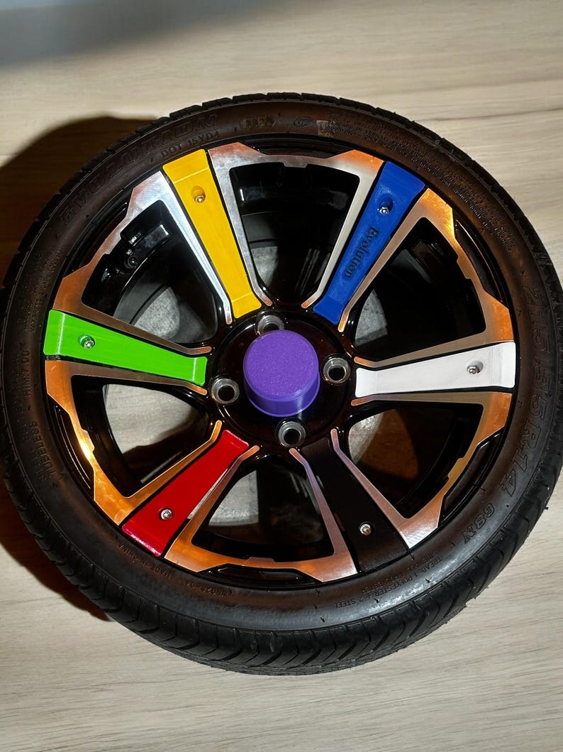 Evolution Golf Cart Wheel Inserts and Center Cap - 3D Digital Files - Etsy