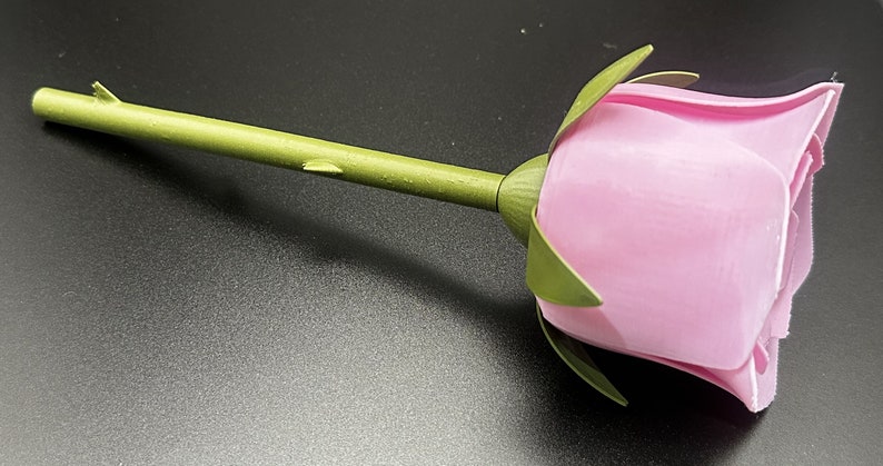 3D Printed Rose With or Without Stem and Petals - Etsy