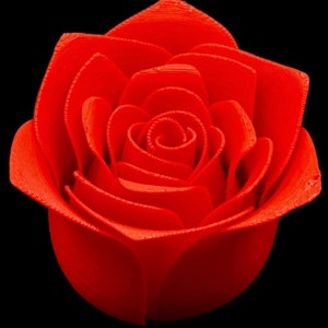3D Printed Rose - With or Without Stem and Leaves - Etsy