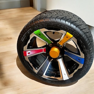 Evolution Golf Cart Wheel Inserts and Center Cap - 3D Digital Files - Etsy