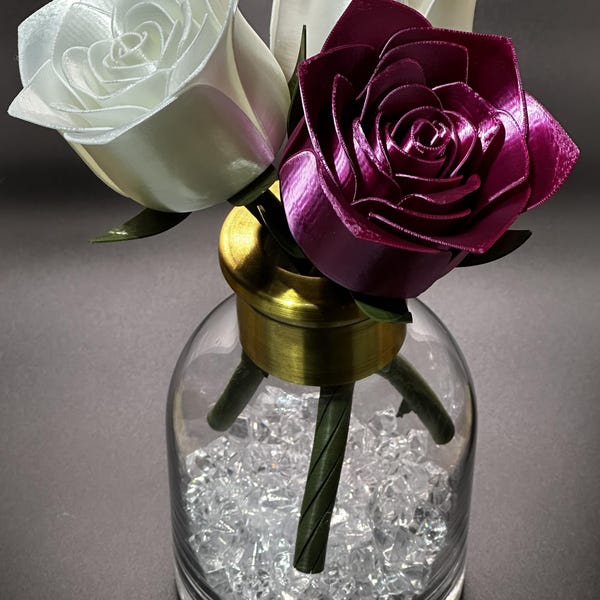 Rose Dragon, Cinderwing3d, STL File for 3D Printing, STL Print Files ...