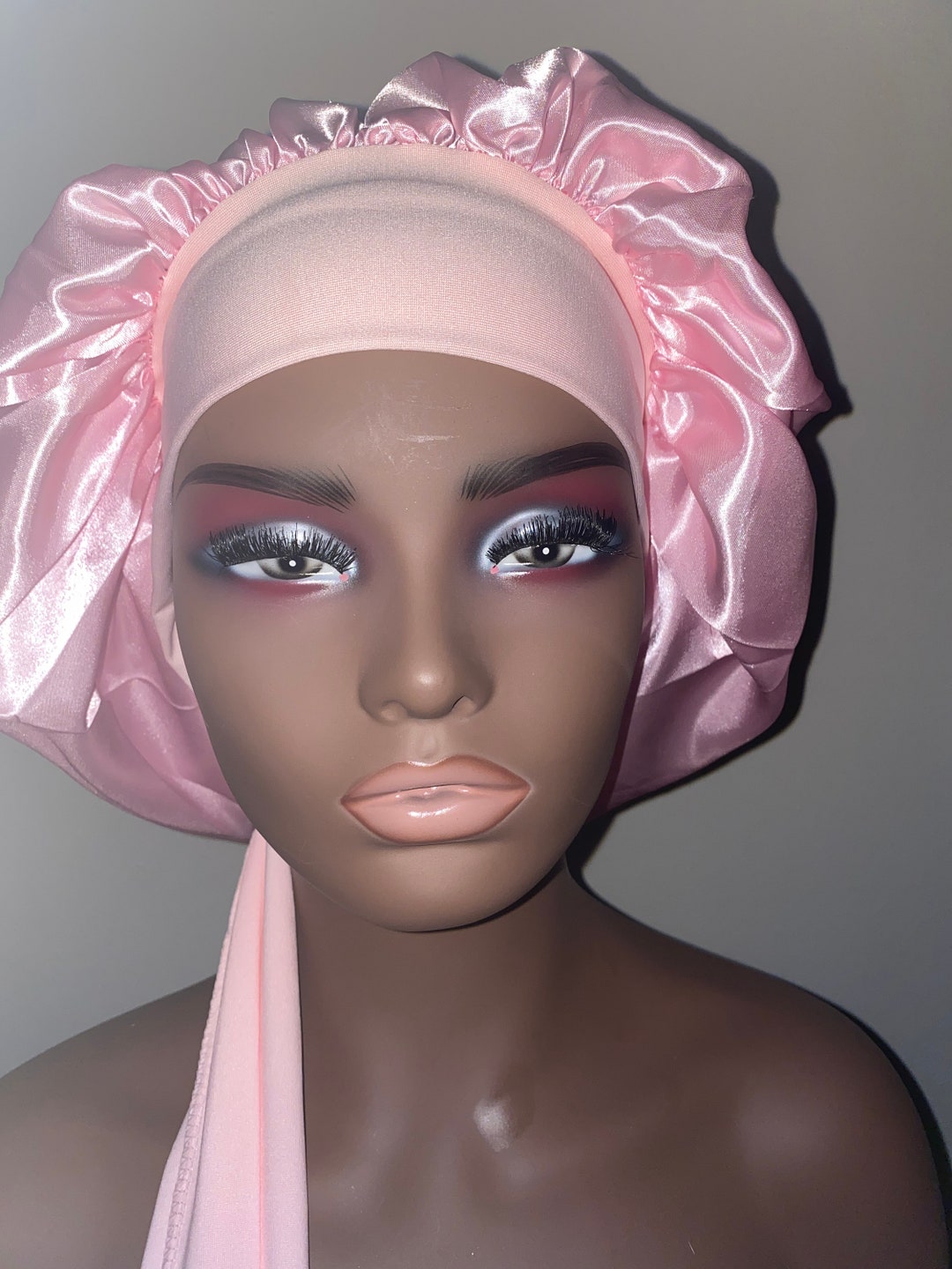 High Satin Bow Tie Bonnet - Etsy